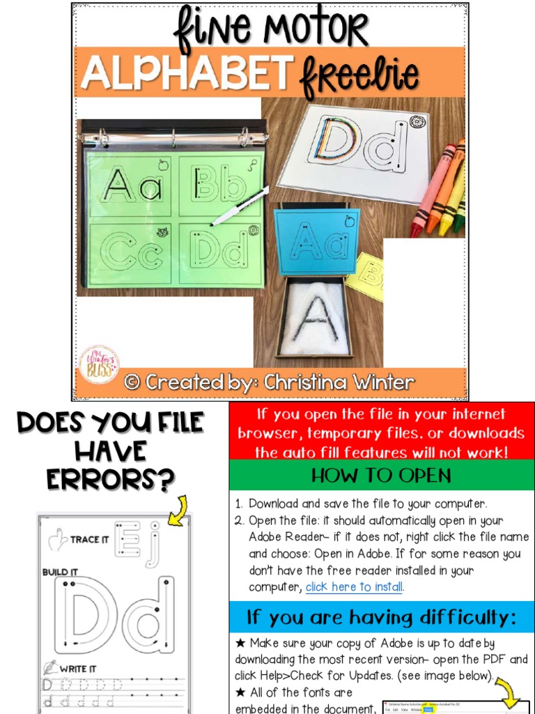 Alpha Letters Cards | PDF