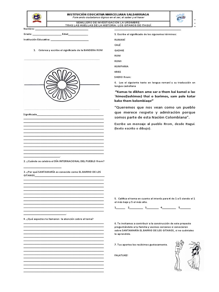 7-GUÍA Los Gitanos | PDF | Pueblo romaní