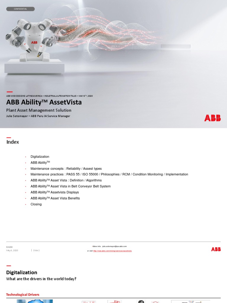 Presentation - ABB Ability Asset Vista - Asset Management Rev JS060520 ...