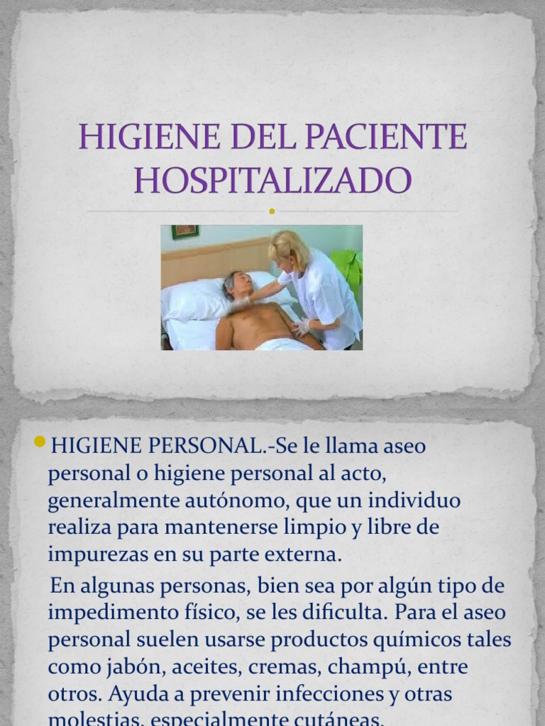 Higiene Del Paciente 10 | PDF | Higiene oral | Especialidades Medicas