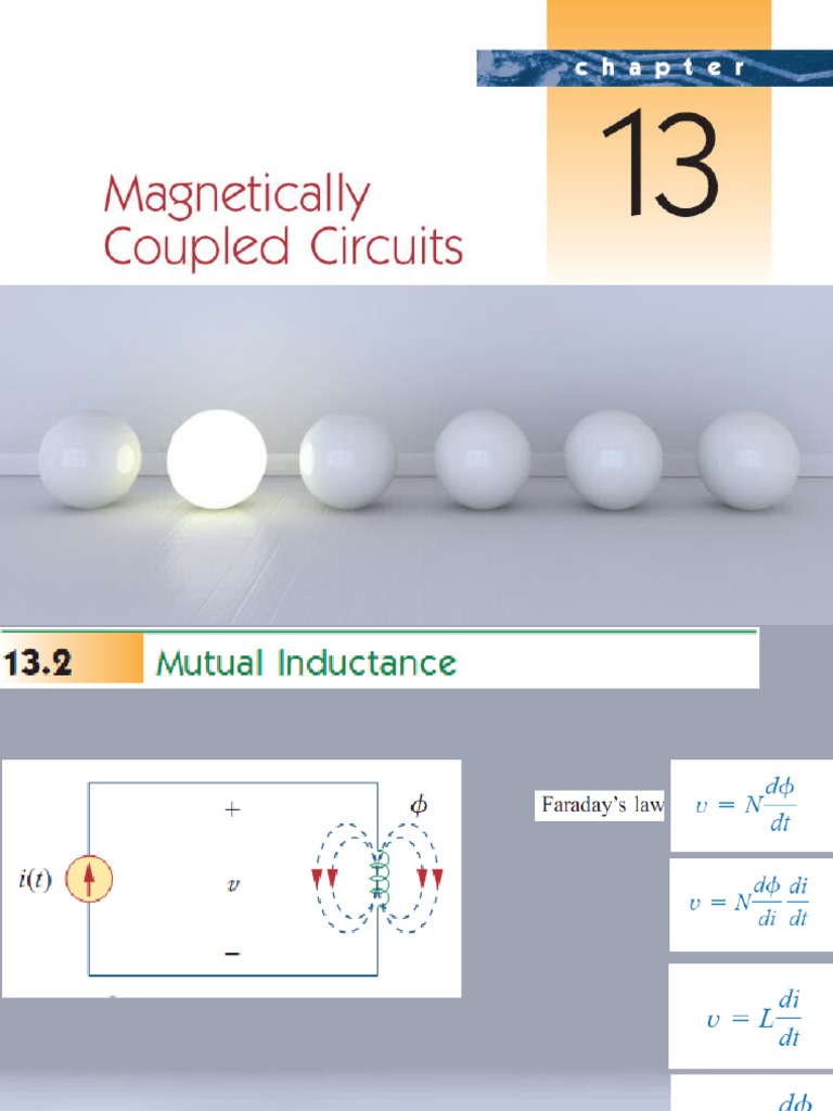 Sadiku Capitulo 13 Circuitos Acoplados Magnéticamente NUEVO | PDF