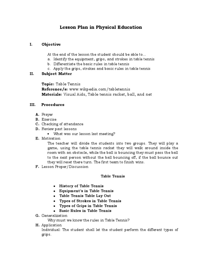 An Introduction to Table Tennis: Equipment, Grips, Strokes, and Basic ...