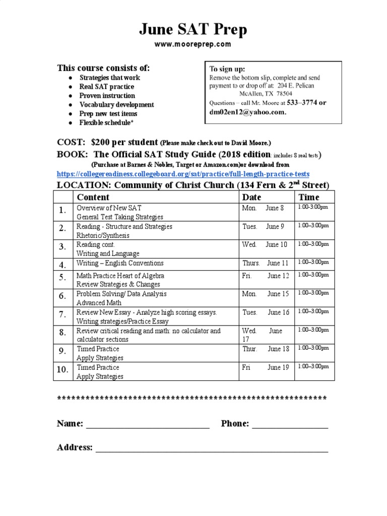 Sat June 2019 | PDF