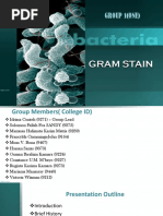 Microbiology Gram Stain Lab Report | PDF | Staining | Histopathology