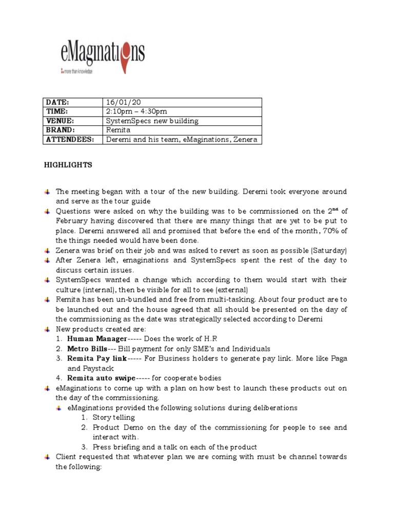 Client Report 16 - 01 - 20 | PDF | Communication | Business