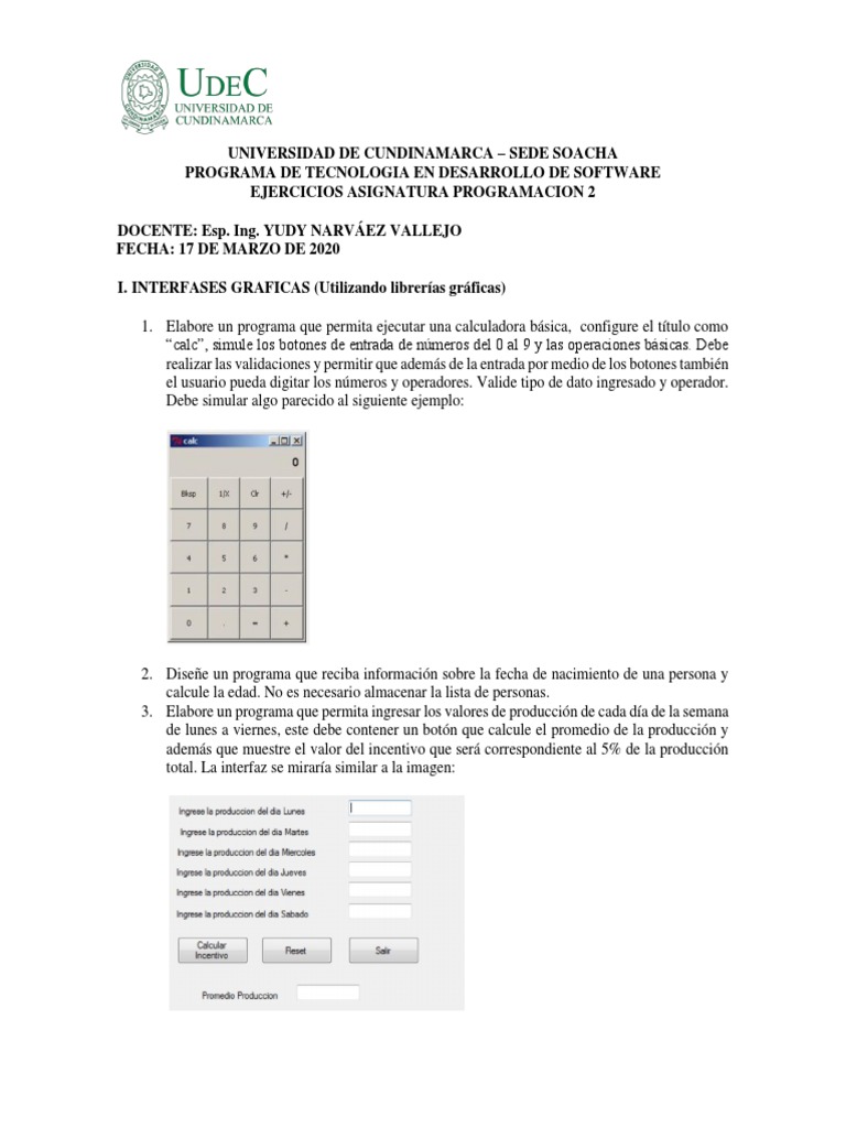 Ejercicios Interfaces Gráficas para Resolver | PDF
