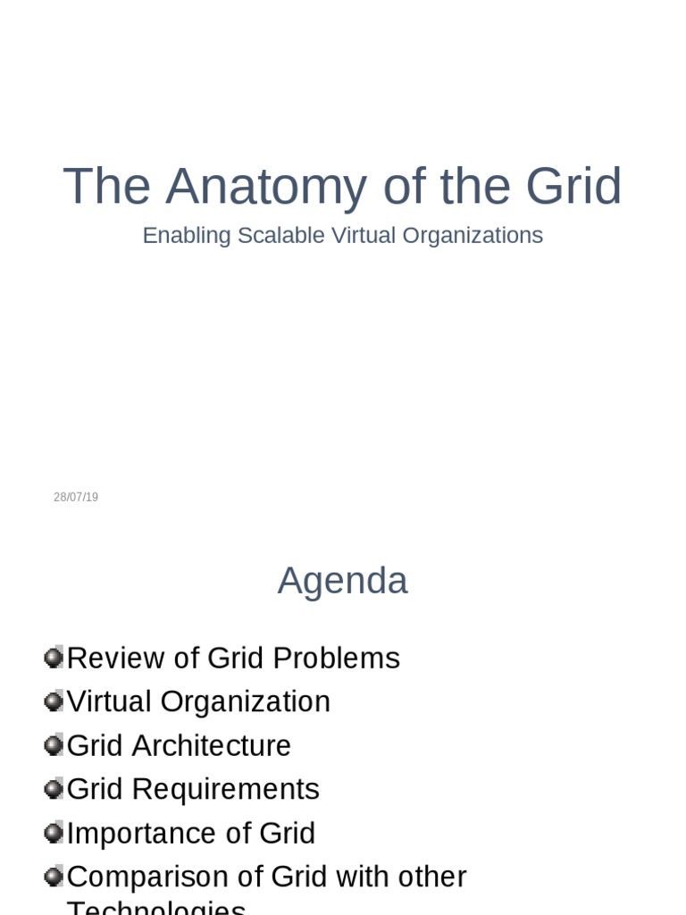The Anatomy of The Grid | PDF | Grid Computing | Application ...