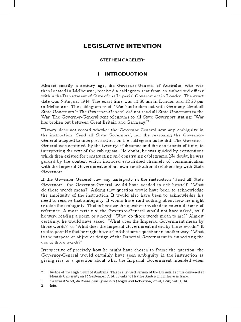 Austilii Stephen Gagler | PDF | Statutory Interpretation | Judiciaries