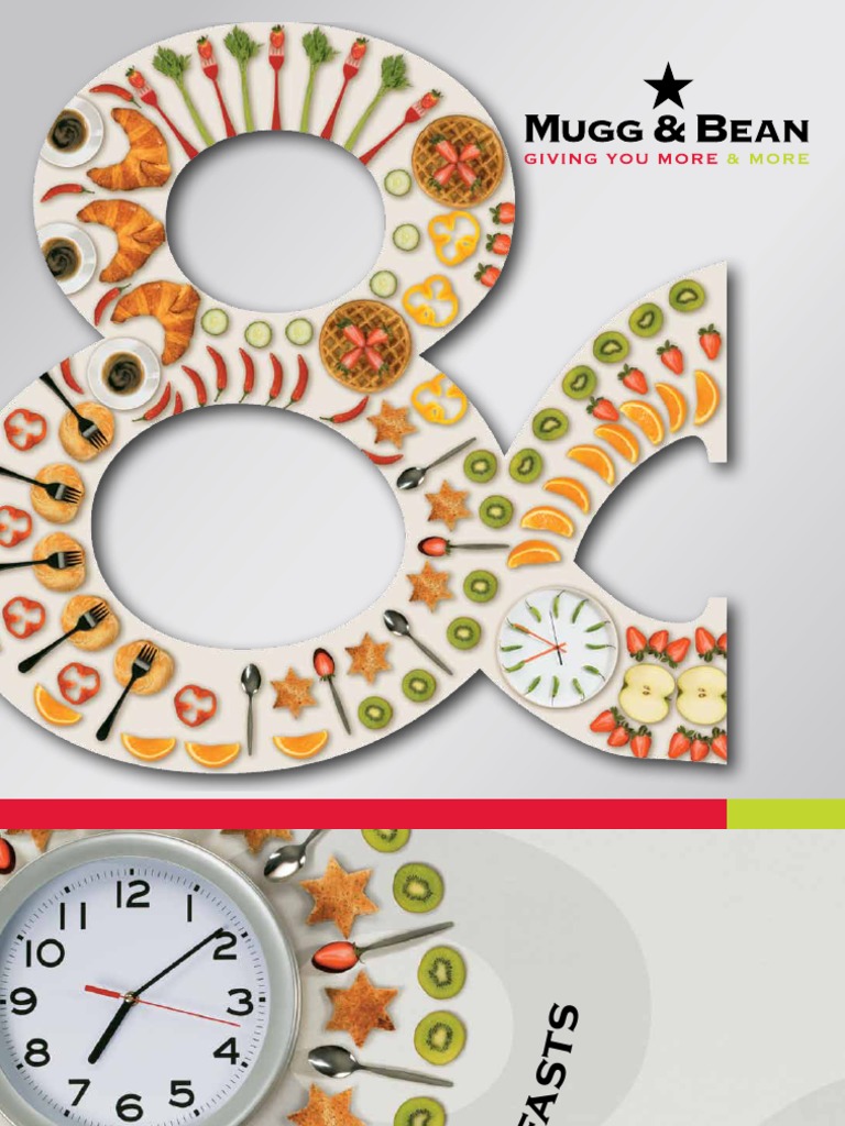 Mugg & Bean's Menu | Salad | Hamburgers