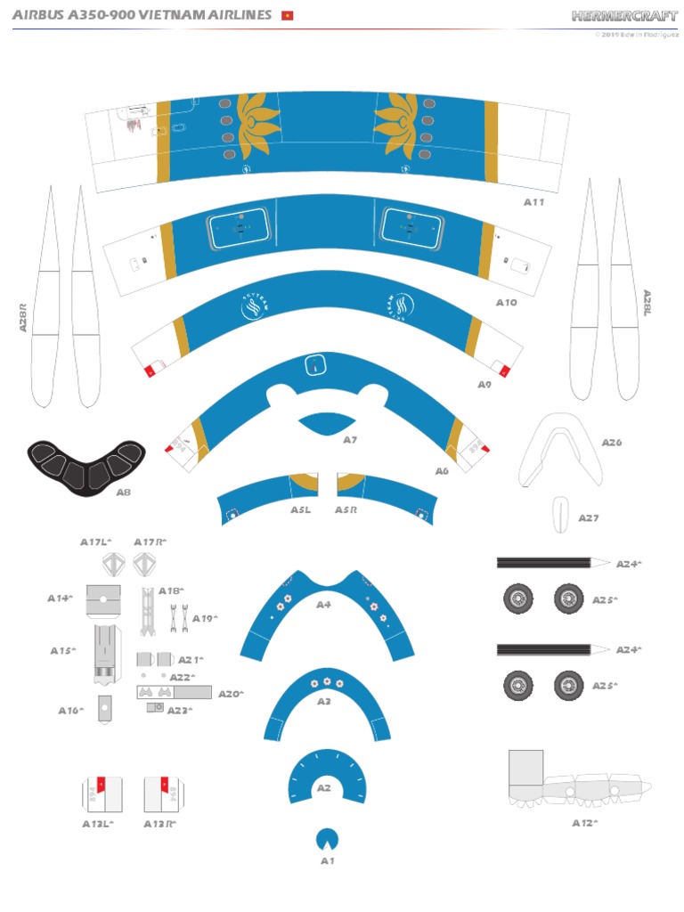 Airbus A350-900 Vietnam Airlines | PDF