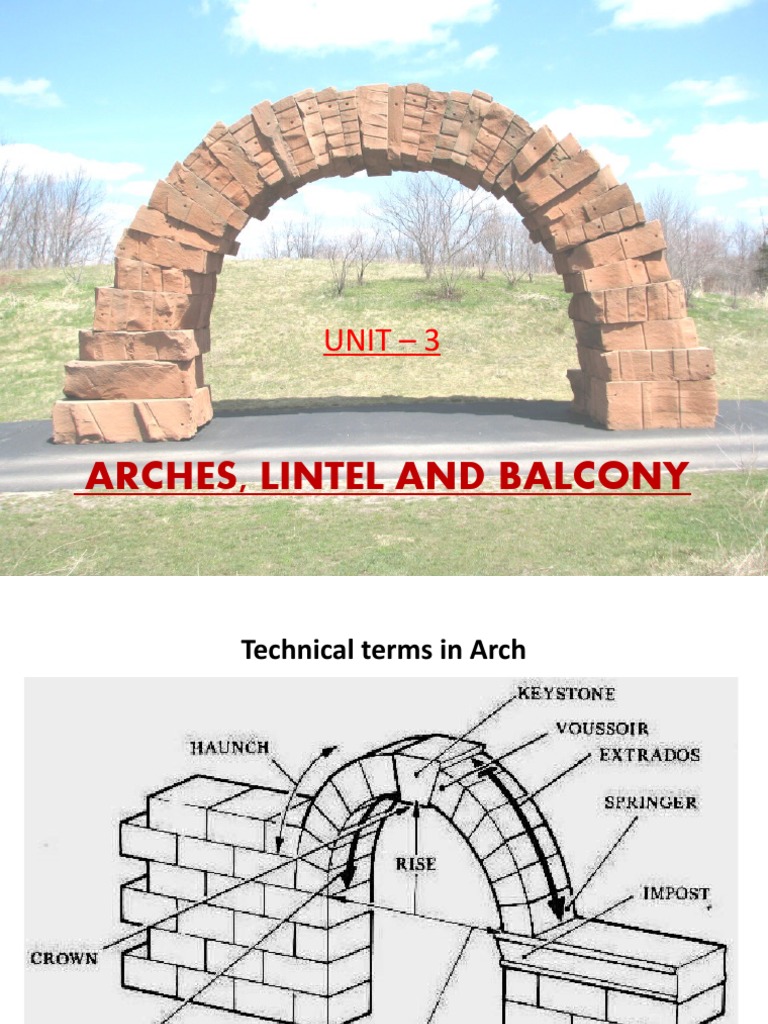 Arches, Lintel and Balcony | PDF