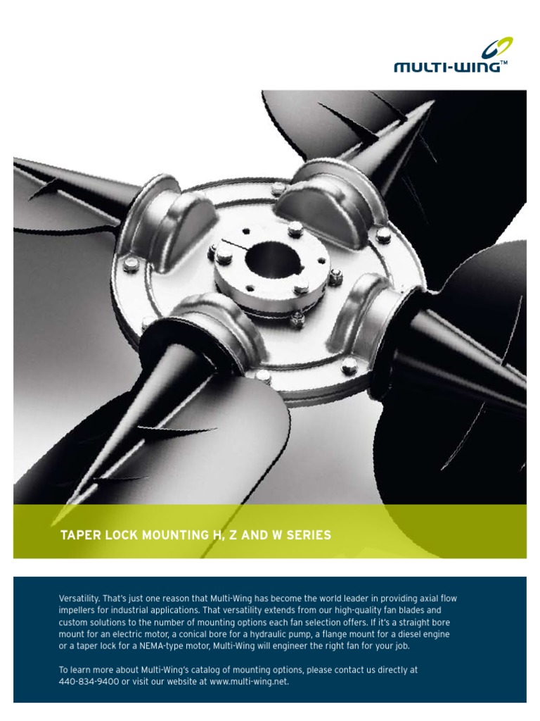 MWA Taper Lock HZWG - 0210 | PDF | Machines | Mechanical Engineering