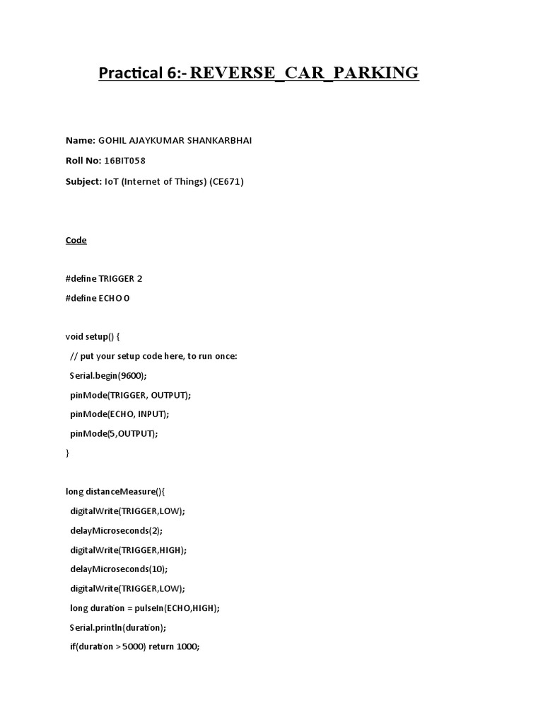 16BIT058 Practical6 | PDF