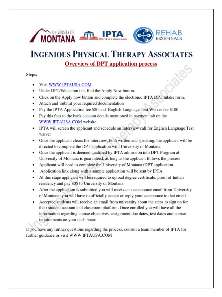 dpt-admission-process