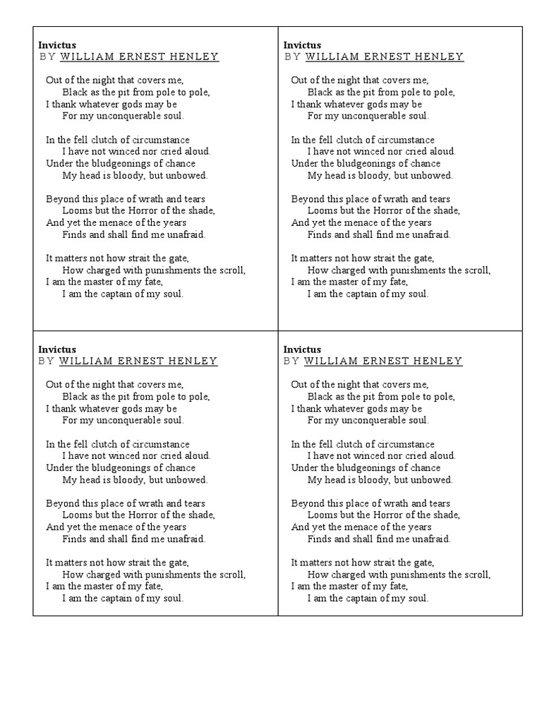 Invictus | PDF