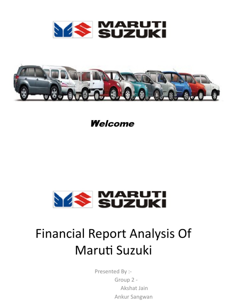 Maruti Suzuki Case Study | PDF | Financial Statement | Internal Control