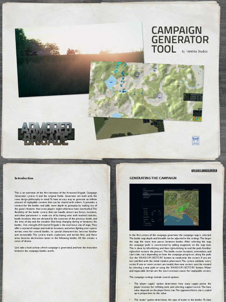 Campaign Generator Guide | PDF | Battles | Military Science