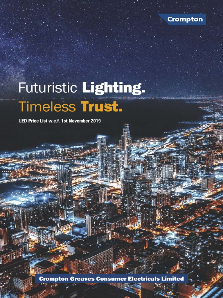 CGCEL LED PRICELIST 2019-20 Wef 1st Nov 2019 PDF | PDF | Lighting | Light