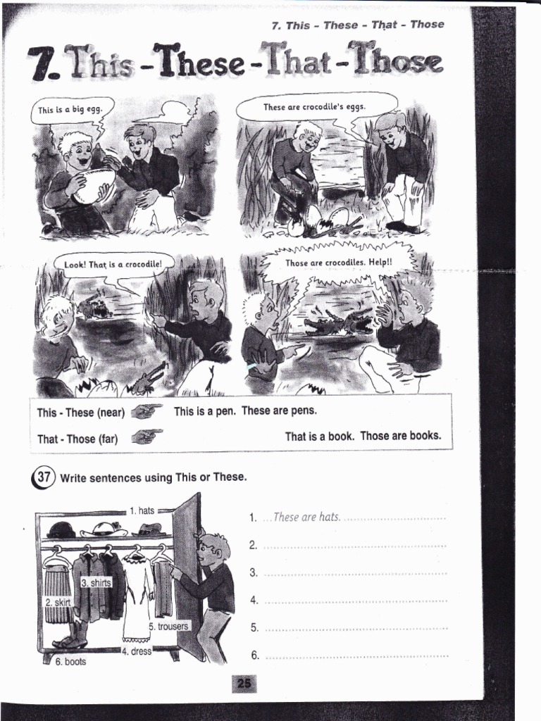 This That These Those | PDF