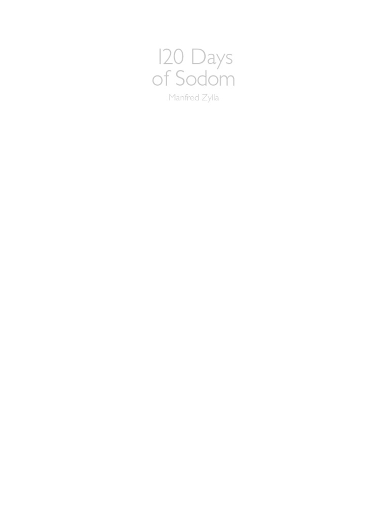 120 Days of Sodom Lo Res | PDF | Marquis De Sade | Benito Mussolini