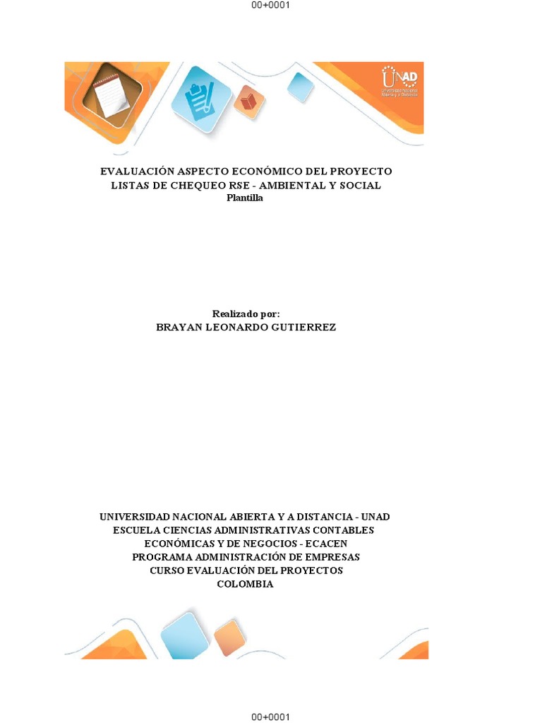 Anexo 1 - Plantilla Excel - Evaluación Proyectos - BRAYAN GUTIERREZ | PDF | Valor presente neto ...