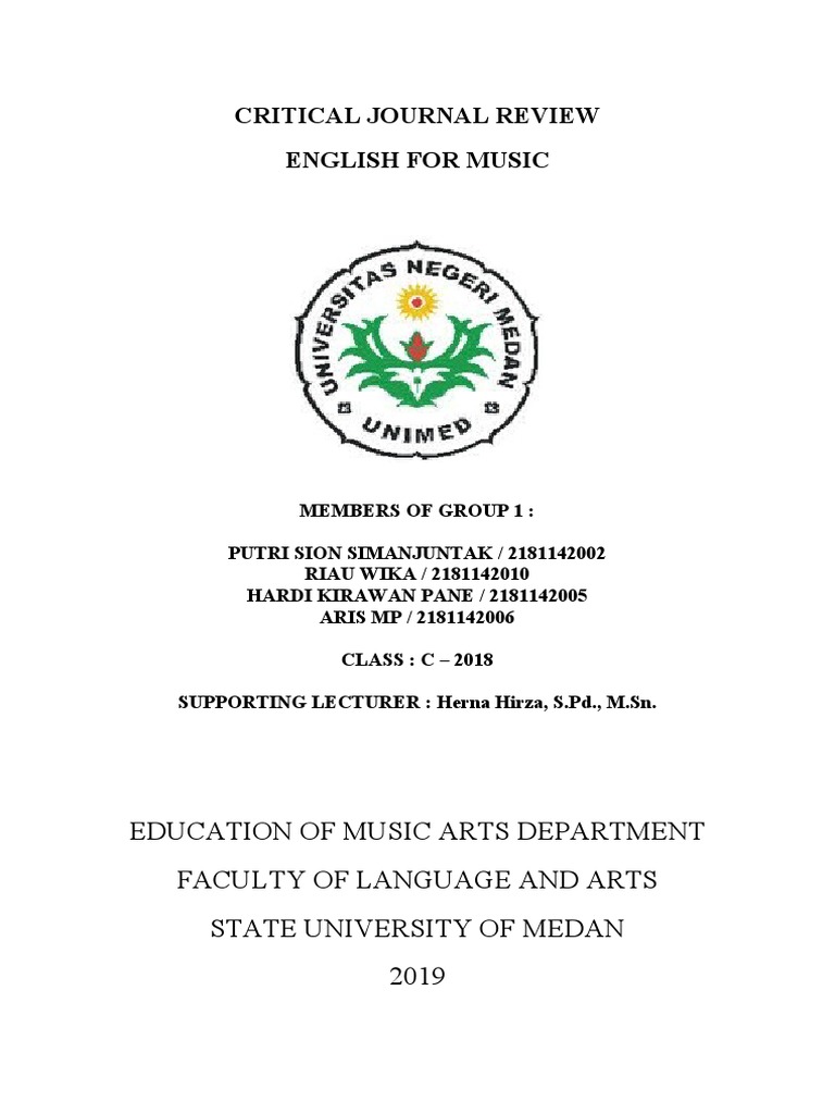 Critical Review of Live Music Journal | PDF | Social Capital ...