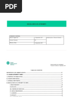 Financial Authority Matrix Template | PDF