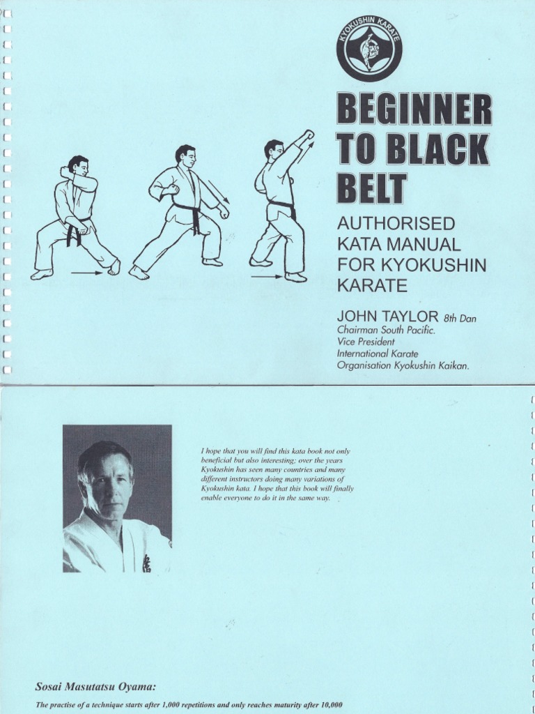 Beginner To Black Belt. Authorised Kata Manual For Kyokushin Karate ...