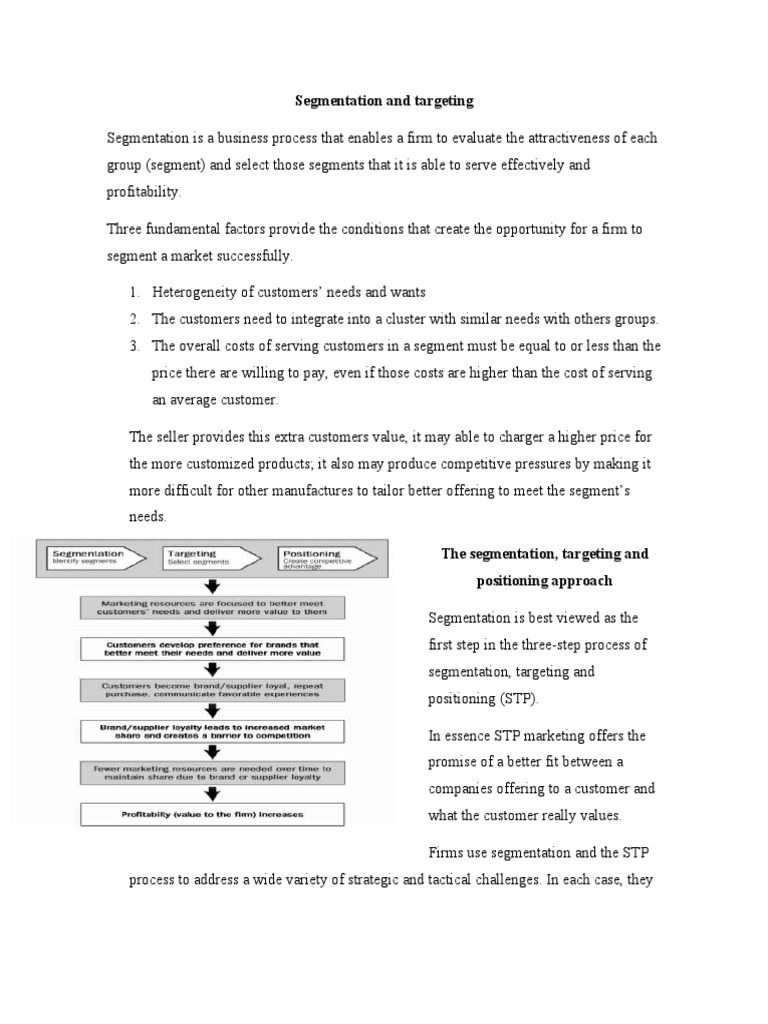 Segmentation and Targeting | PDF | Market Segmentation | Customer Relationship Management