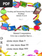 Electric and Water Meter Reading Worksheet | PDF | Metrology | Nature