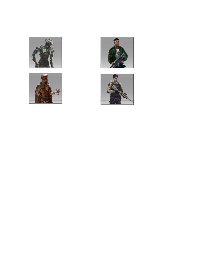 Printable Starfinder Tokens (Square) | PDF