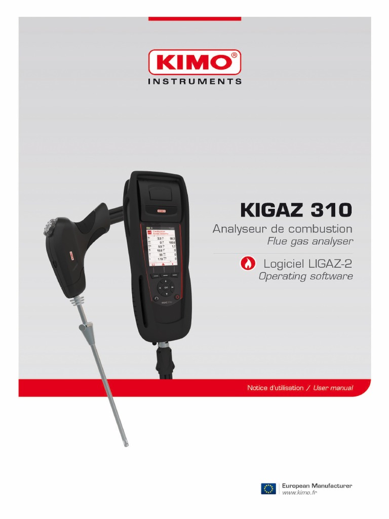 Analizador de Combustion Kigaz 310 Manual Eng | PDF | Combustion ...