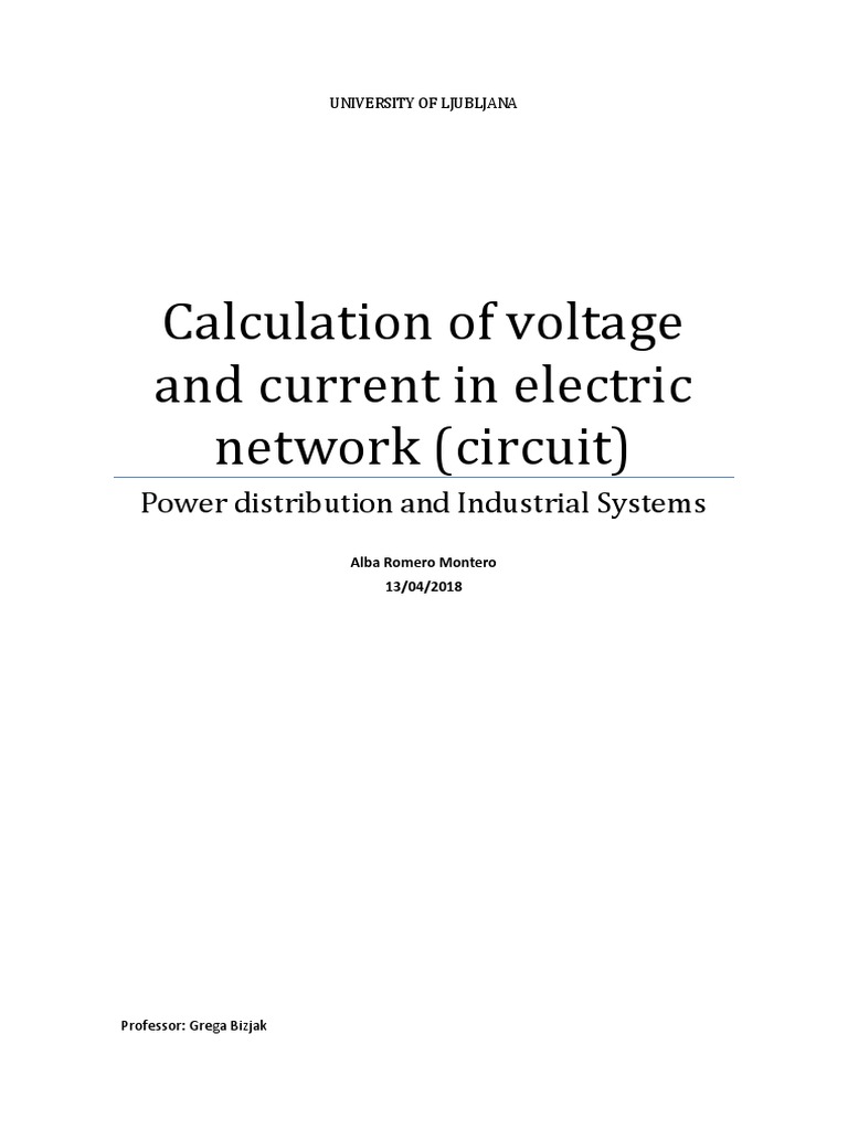 Calculation Of Voltage Pdf Pdf Inductance Electrical Impedance