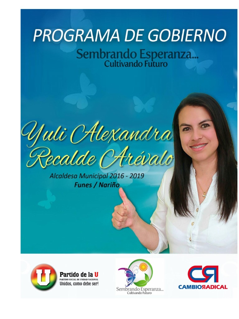 PROGRAMA DE GOBIERNO Imprimir | PDF | Alcalde | Democracia