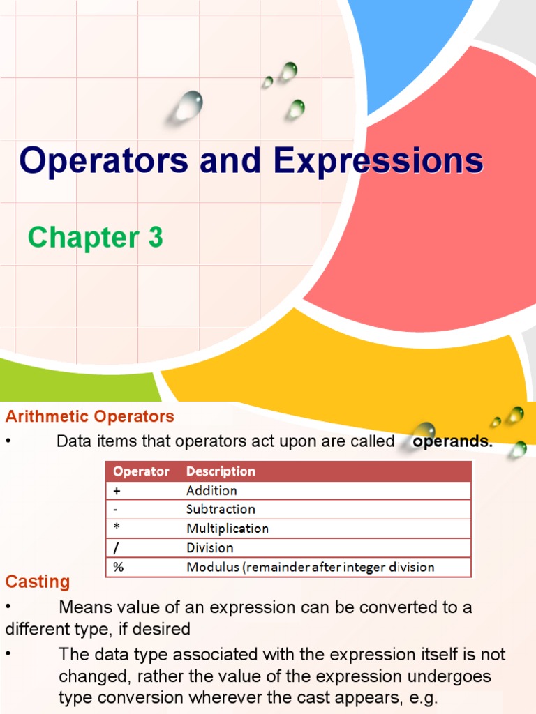 PowerPoint Slides To Chapter 03 | PDF | Notation | Computer Programming