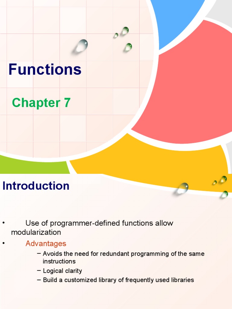 Powerpoint Slides To Chapter 07 Pdf Subroutine Parameter Computer Programming