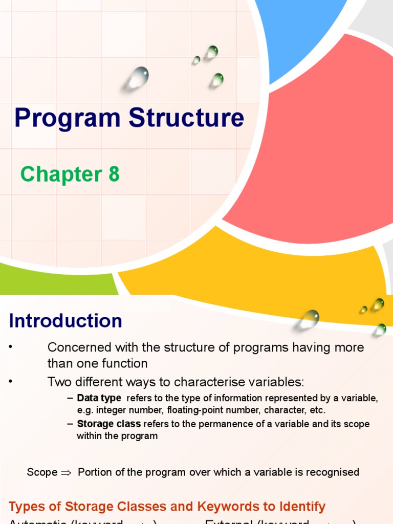Powerpoint Slides To Chapter 08 Pdf Variable Computer Science