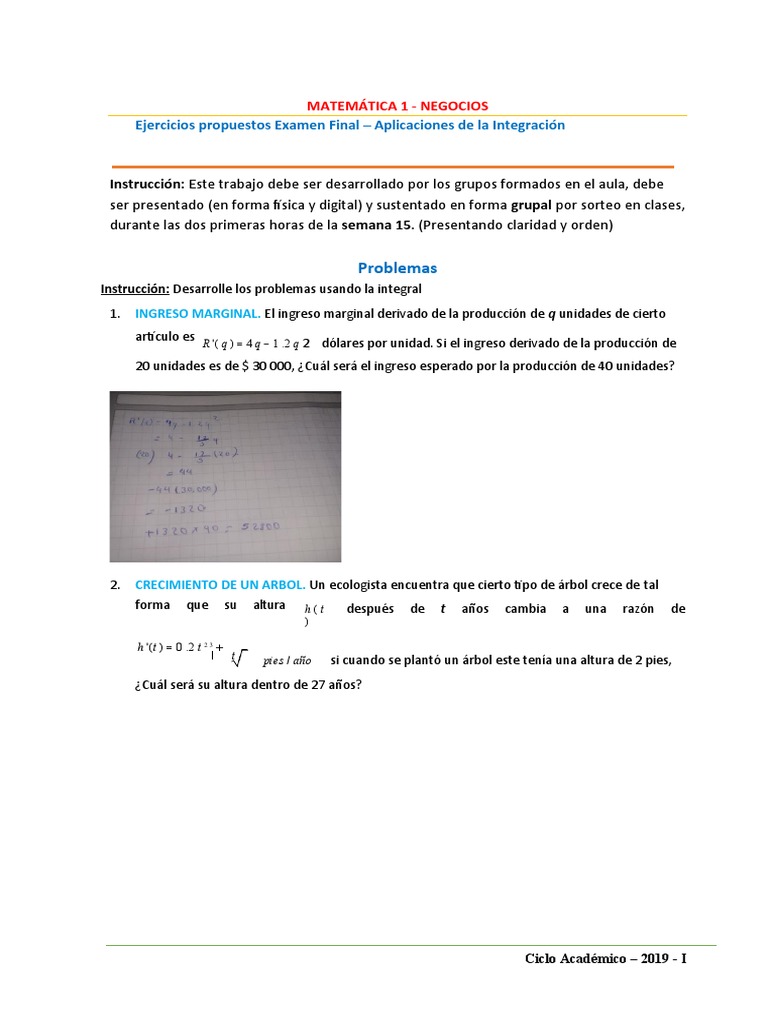 Final Mate Ejercicios | PDF | Business