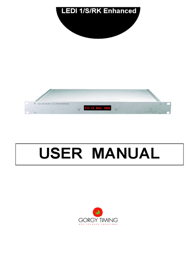 User Manual: LEDI 1/S/RK Enhanced | PDF | Ip Address | Computer Network