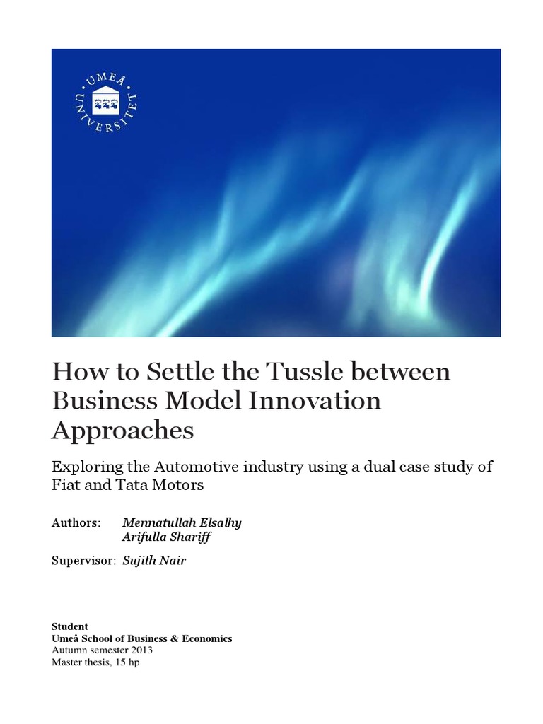 Fulltext01 PDF | Download Free PDF | Business Model | Case Study