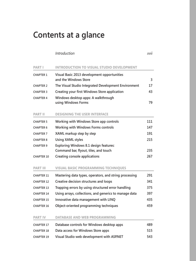 Visual Studio & VB 2013 Guide | PDF