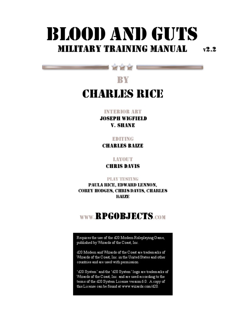 Blood & Guts 2 - Military Training Manual (Print) | PDF | United States ...