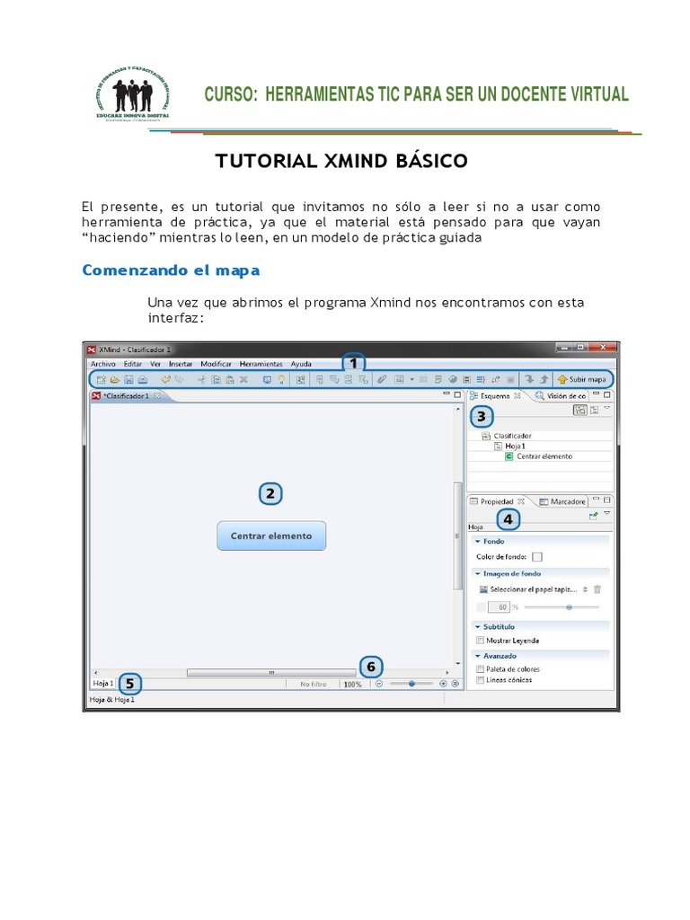 Tutorial Basico Xmind | PDF | Archivo de computadora | Imagen