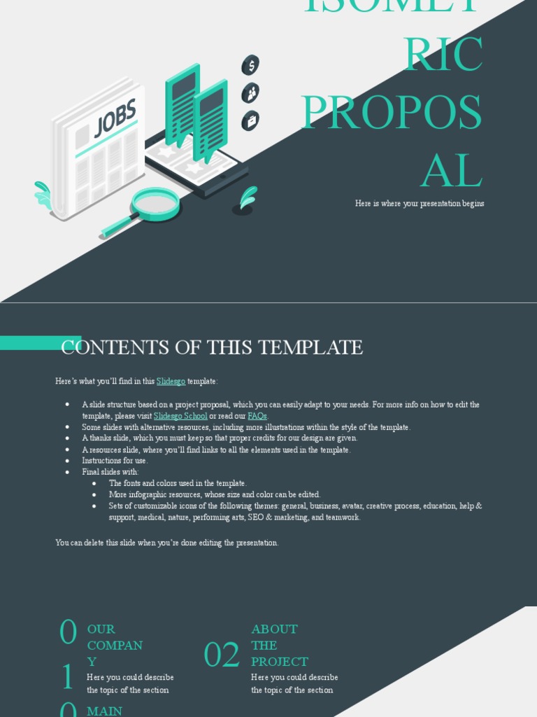Isometric Proposal by Slidesgo | PDF | Planets | Solar System