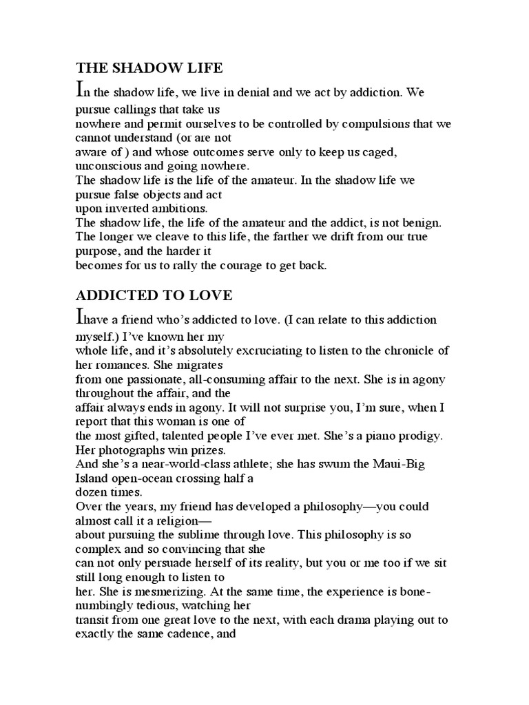 The Shadow Life | PDF