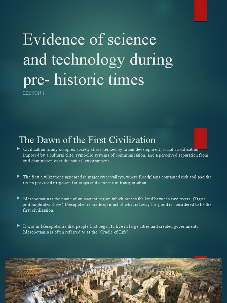 Prehistoric Tech & Civilization | PDF | Iron Age | Bronze