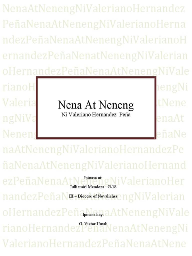 Nena at Neneng | PDF
