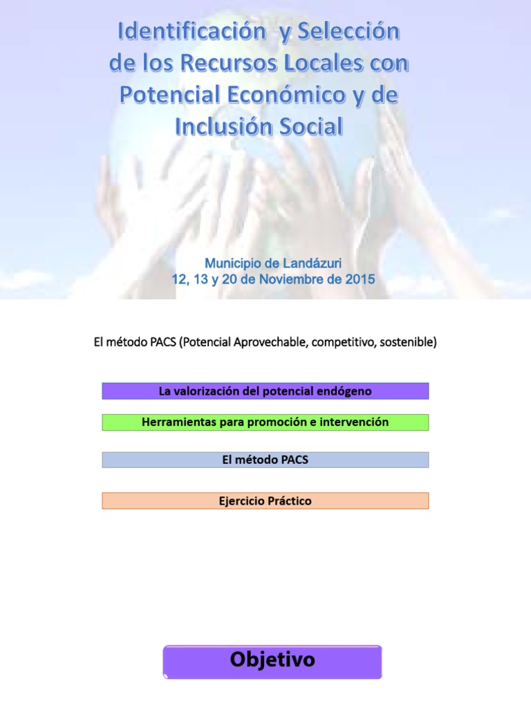 Módulo 2. Método PASC | PDF | Sustentabilidad | Turismo