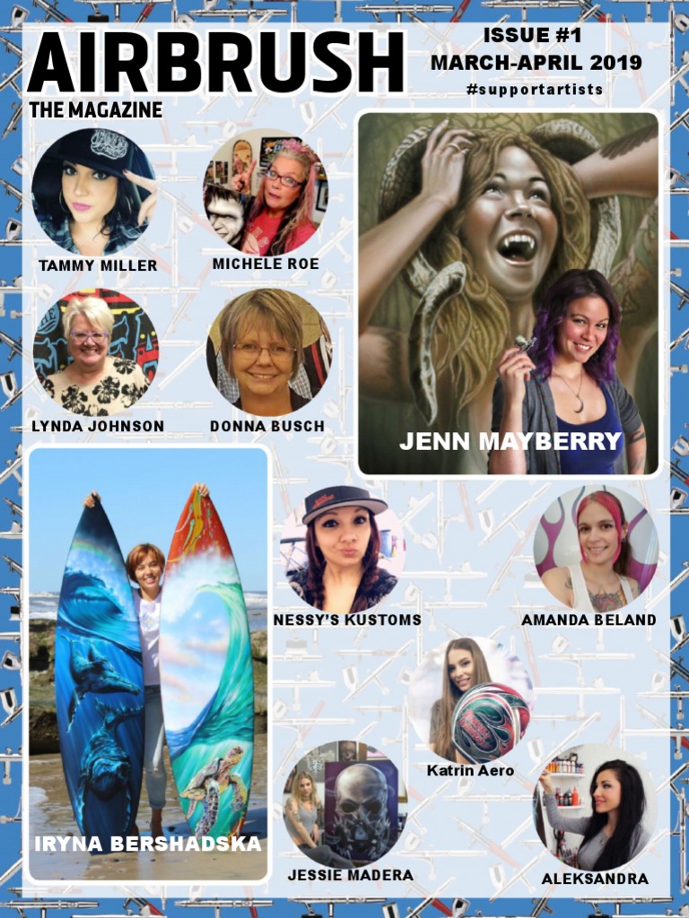 Airbrush The Magazine - Issue 1 - March-April 2019 PDF | PDF | Grey | Color