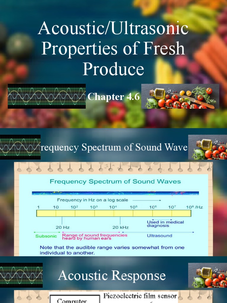 Acoustic/Ultrasonic Properties of Fresh Produce | PDF | Acoustics ...